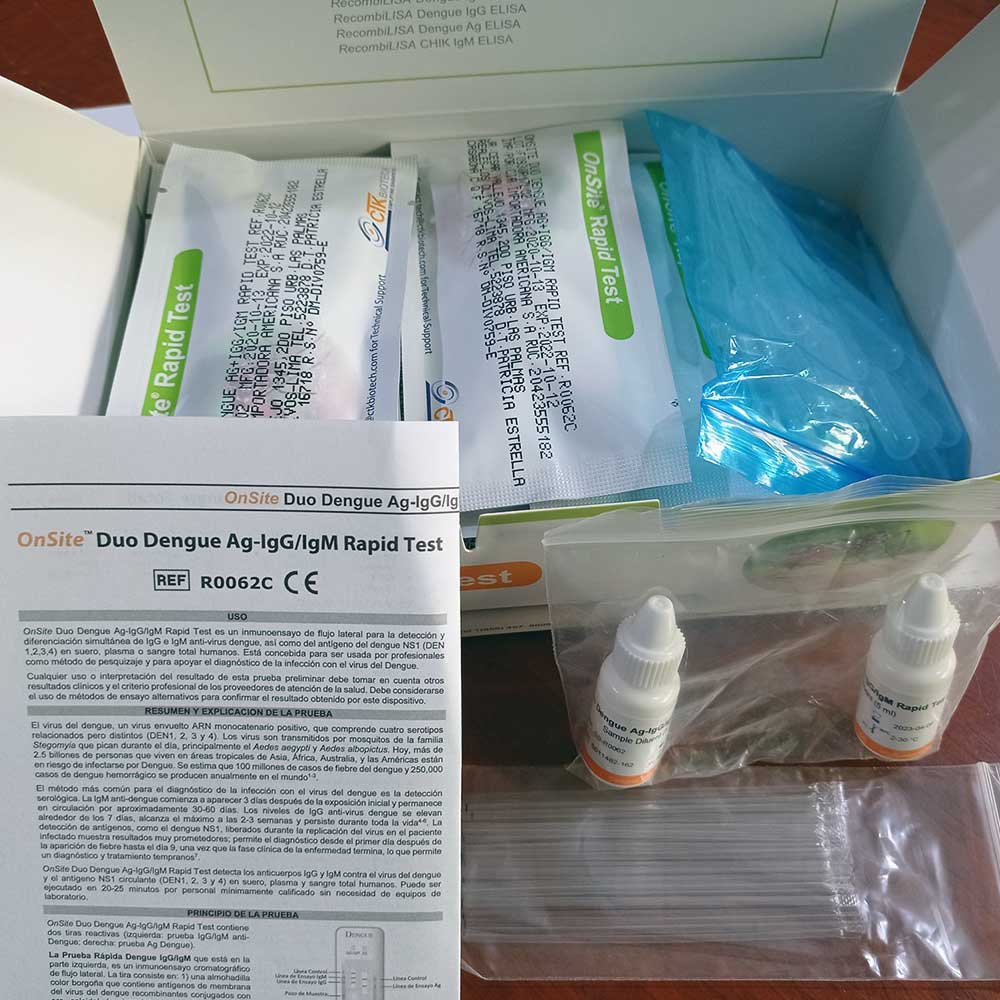 Duo Dengue Ag-IgGIgM Rapid Test CE - Triogen Life